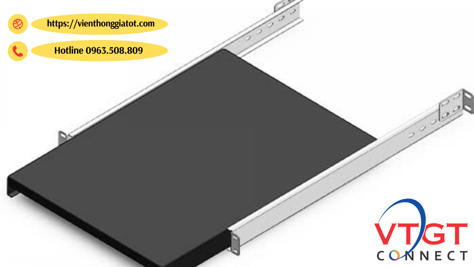 Khay trượt tủ rack tủ mạng D800 | Vienthonggiatot.com